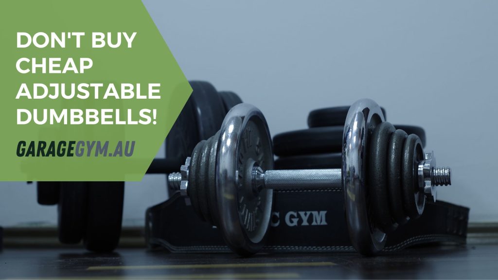 Why You Shouldn't Buy Cheap Adjustable Dumbbells - GarageGym